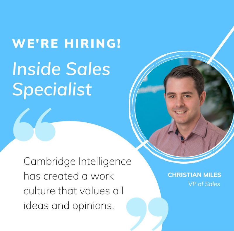 Inside Sales Specialist Cambridge Intelligence Inside Sales Specialist Cambridge Intelligence